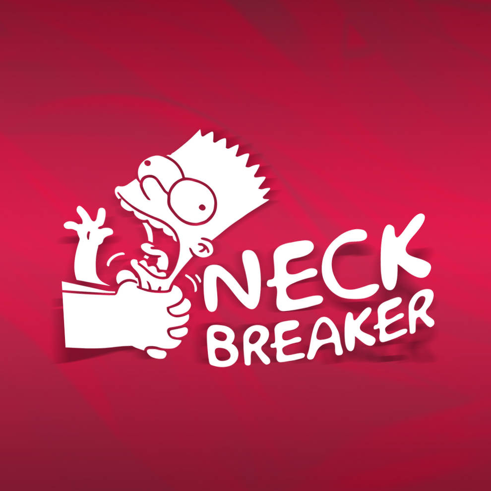 Neck Breaker Diecut Sticker – Sakura Creative