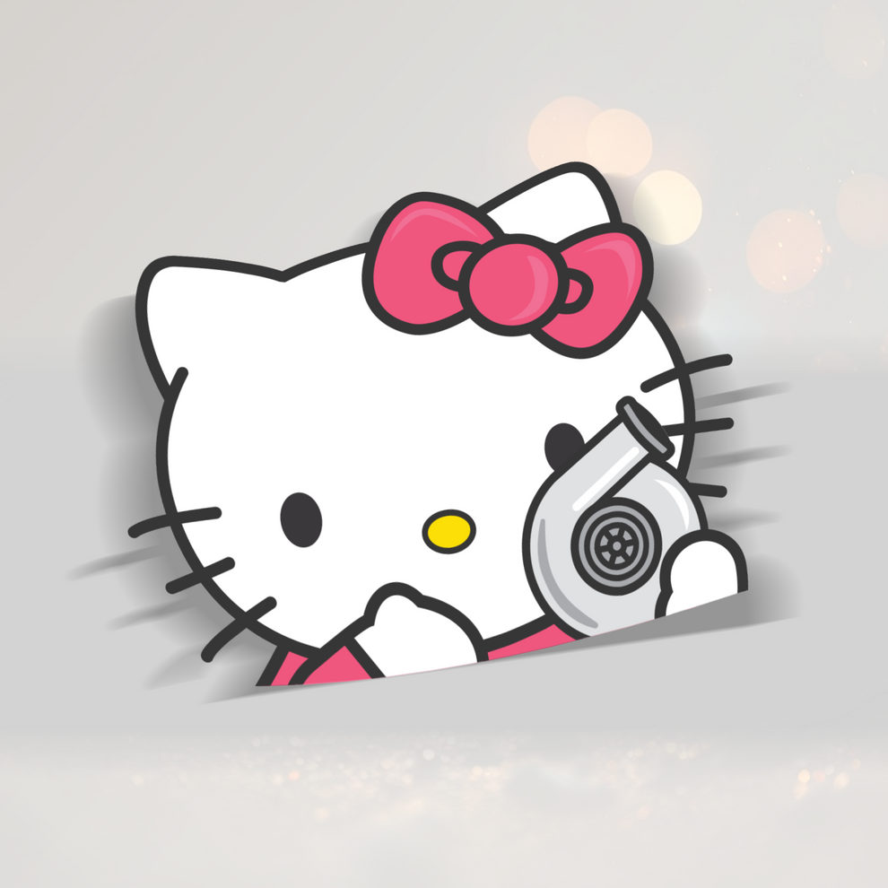 Hello Kitty Peeker Printed Sticker – Sakura Creative